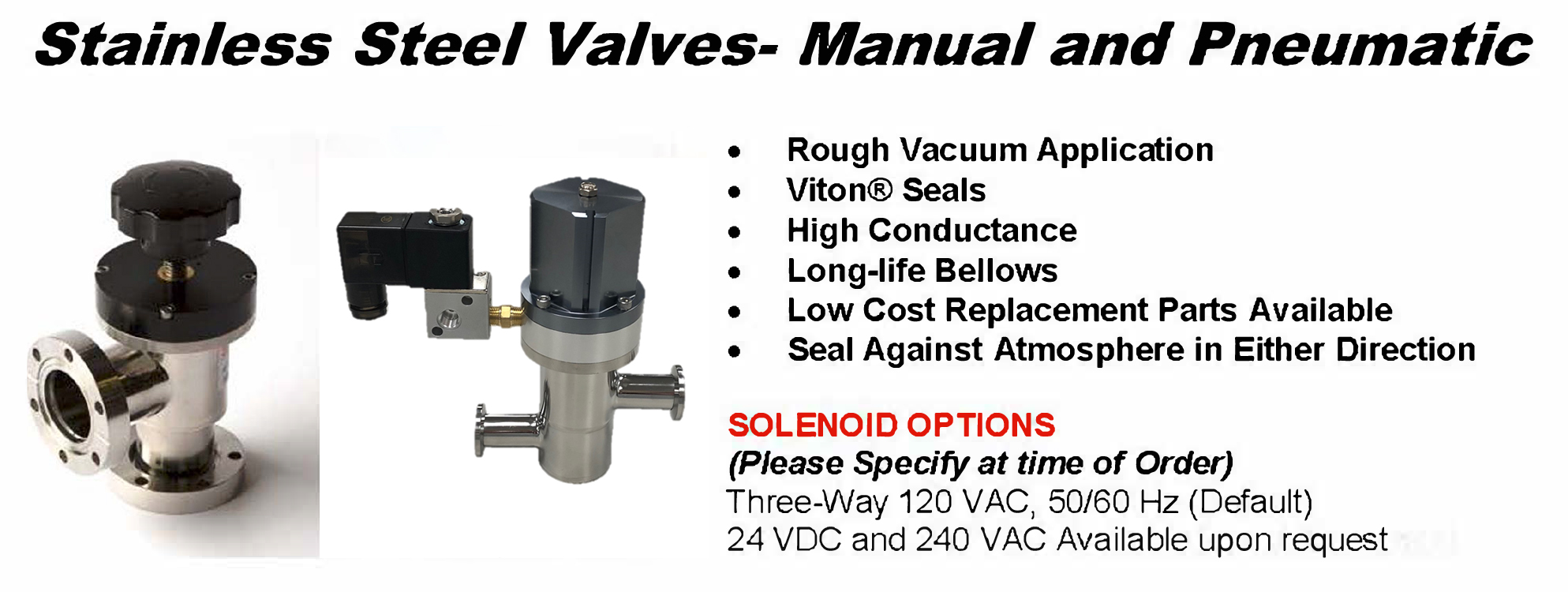 Stainless Steel Valves | DUNIWAY
